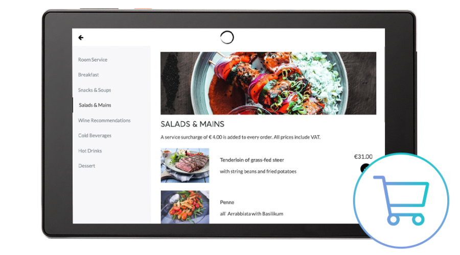 SuitePad In-Room Tablet: Features